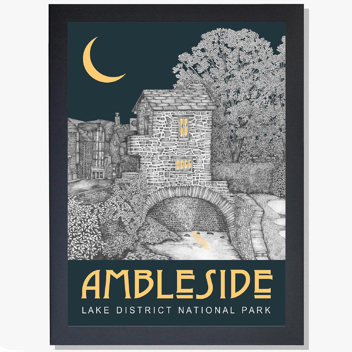 Ambleside at Night Print – Ben Holland Art